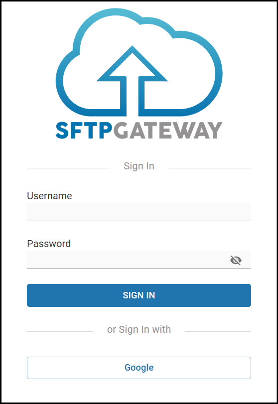 Integrating Google Cloud Authentication with SFTP Gateway v3.4.0 - Thorn Technologies